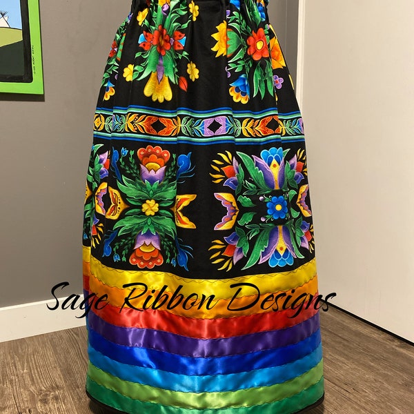 Native Ribbon Skirt - Etsy