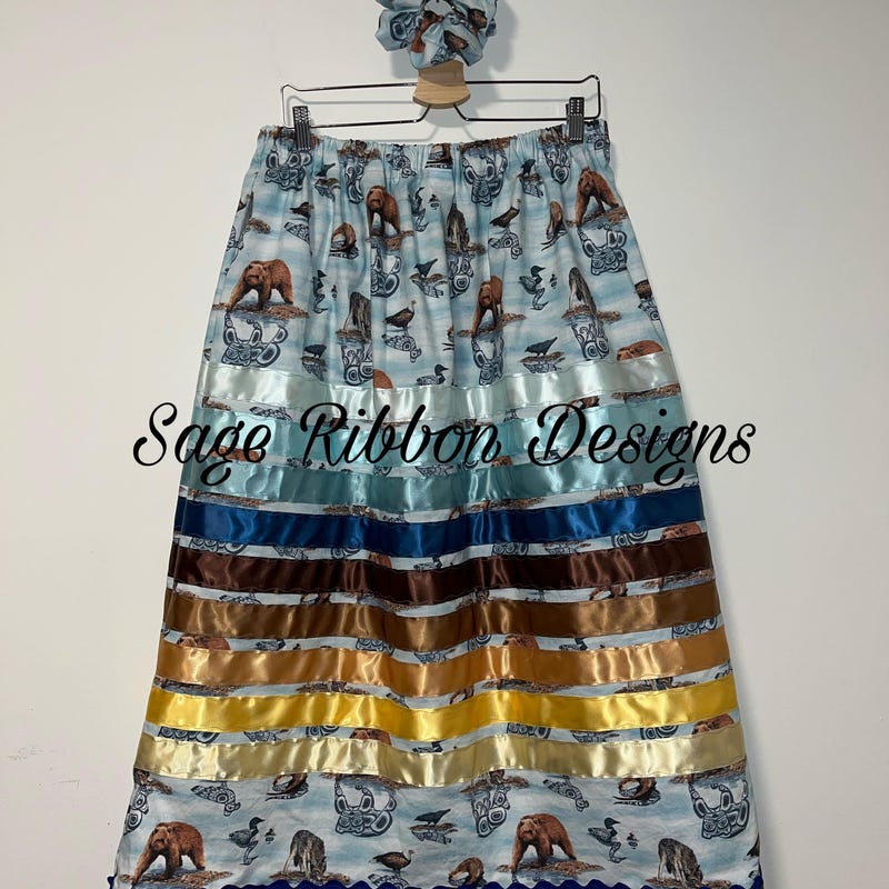 Native Ribbon Skirt - Etsy