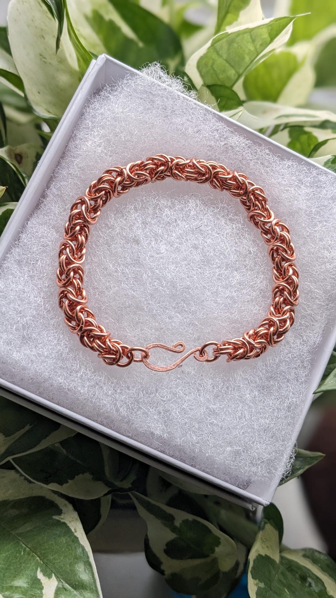 Copper Byzantine Chainmail Bracelet - Etsy