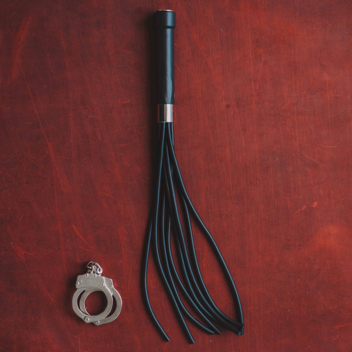 The Nine-tailed Rubber Whip a Rubber Whip to BDSM Play - Etsy UK