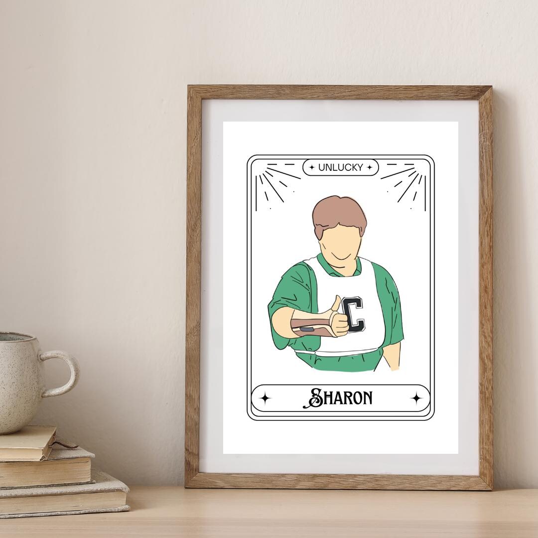 Sharon Strzelecki 'unlucky' Tarot Card Art Print (digital Download ...