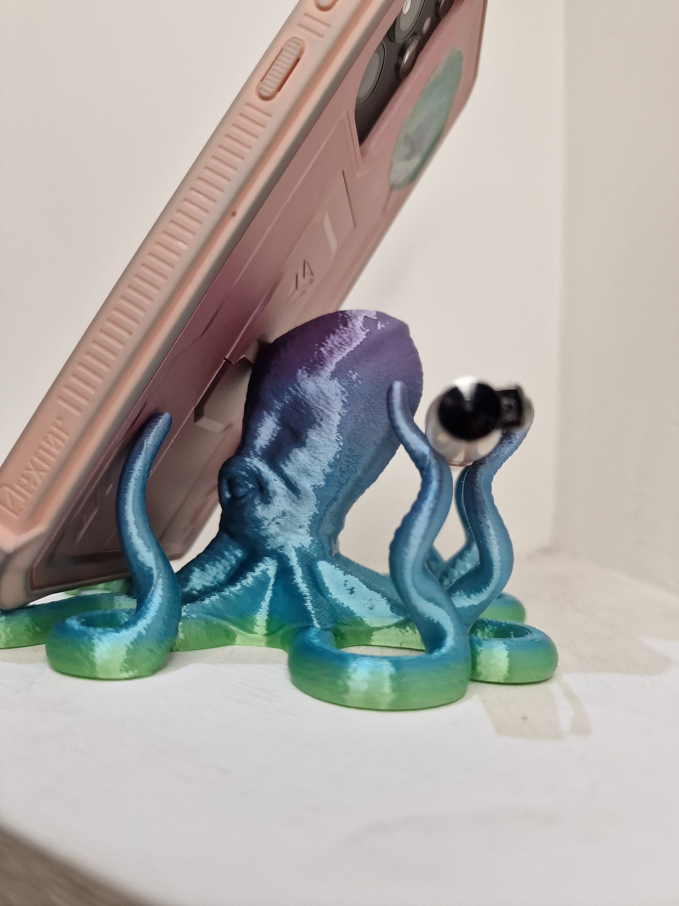 Octopus Phone Stand and Pen Holder - Etsy
