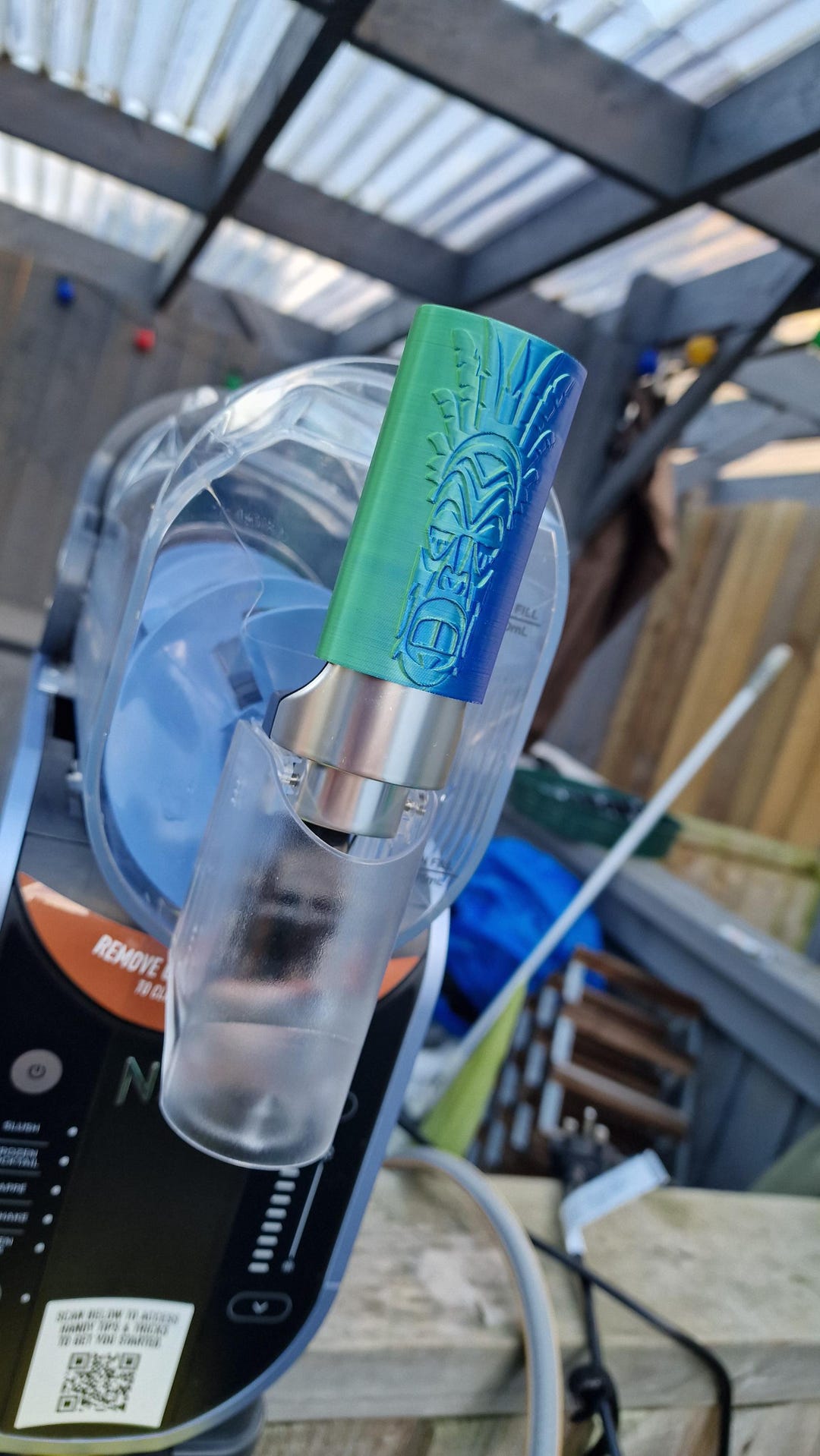 Tiki Face Handle STL File | Ninja Slushie | 3D Print Tiki | Party ...