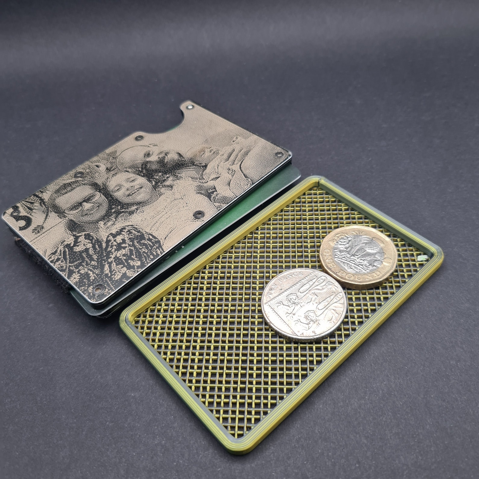 Slim Wallet Coin Holder Tray Compatible With Ridge Wallets - Etsy