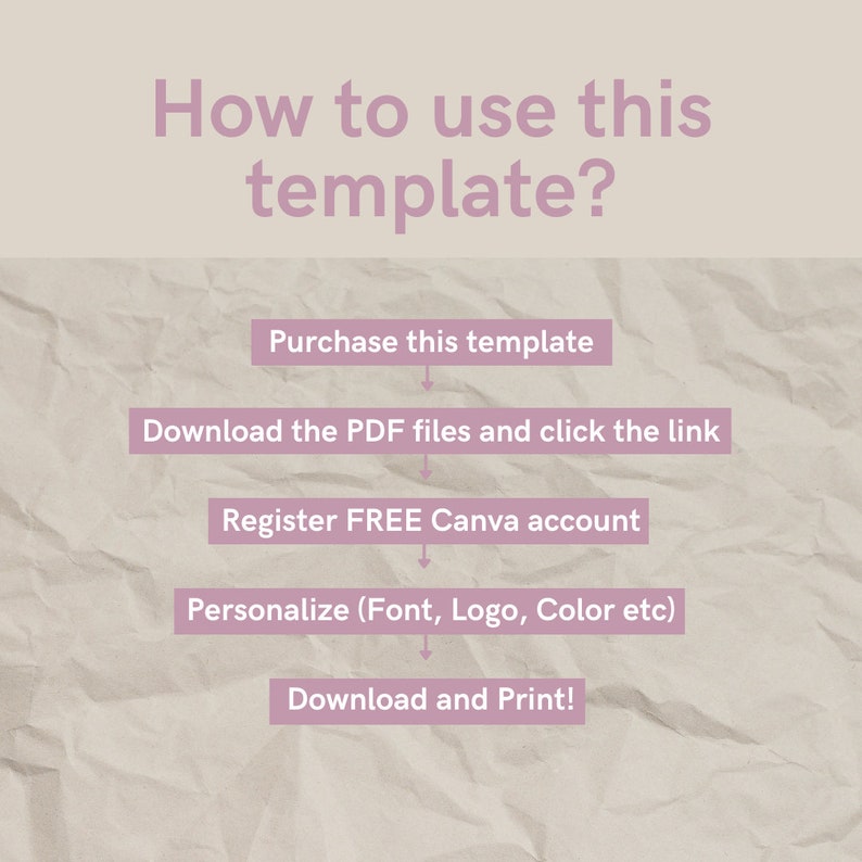 Cute Invoice Template for Saloon or Beautician, Small Business Invoice ...