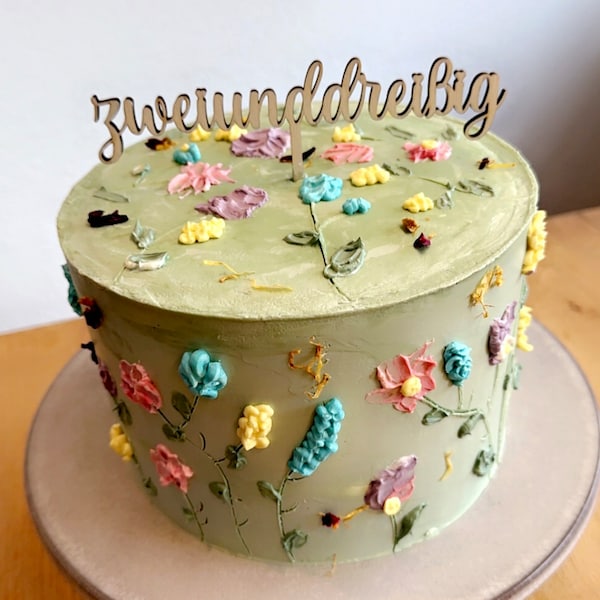 Thirty Two Cake Topper - Etsy