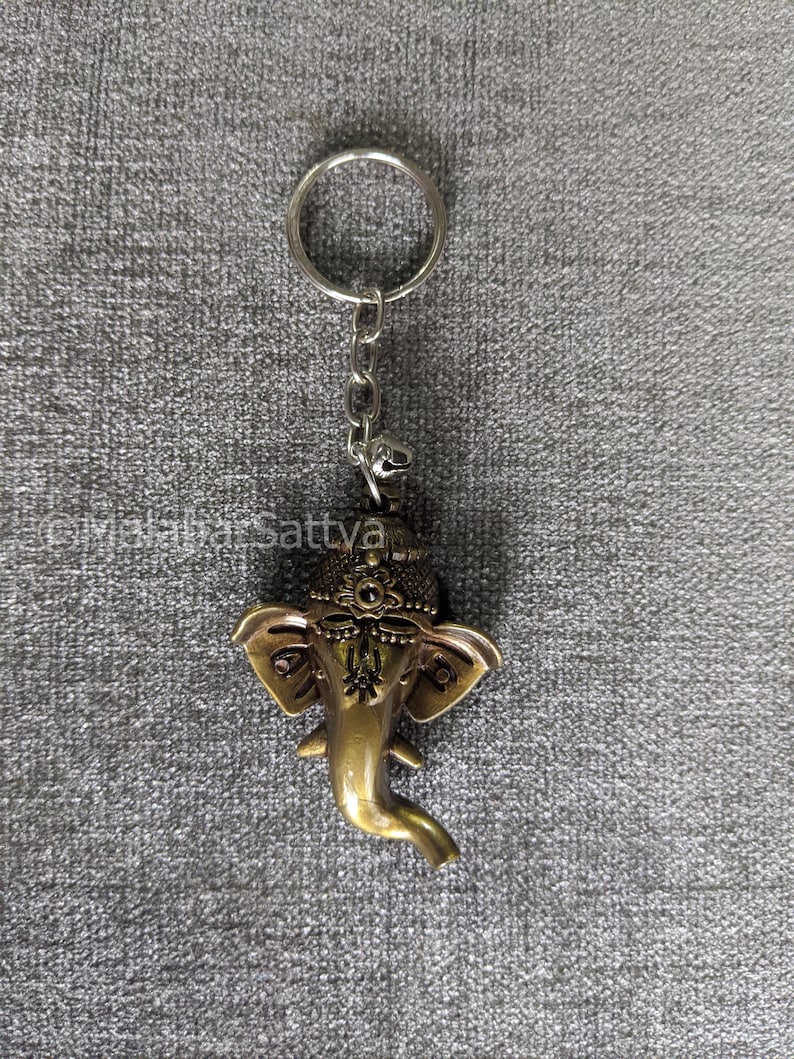 Ganesha Keychain - Ganapati - Lord Ganesh Religious Keychain - Elephant ...