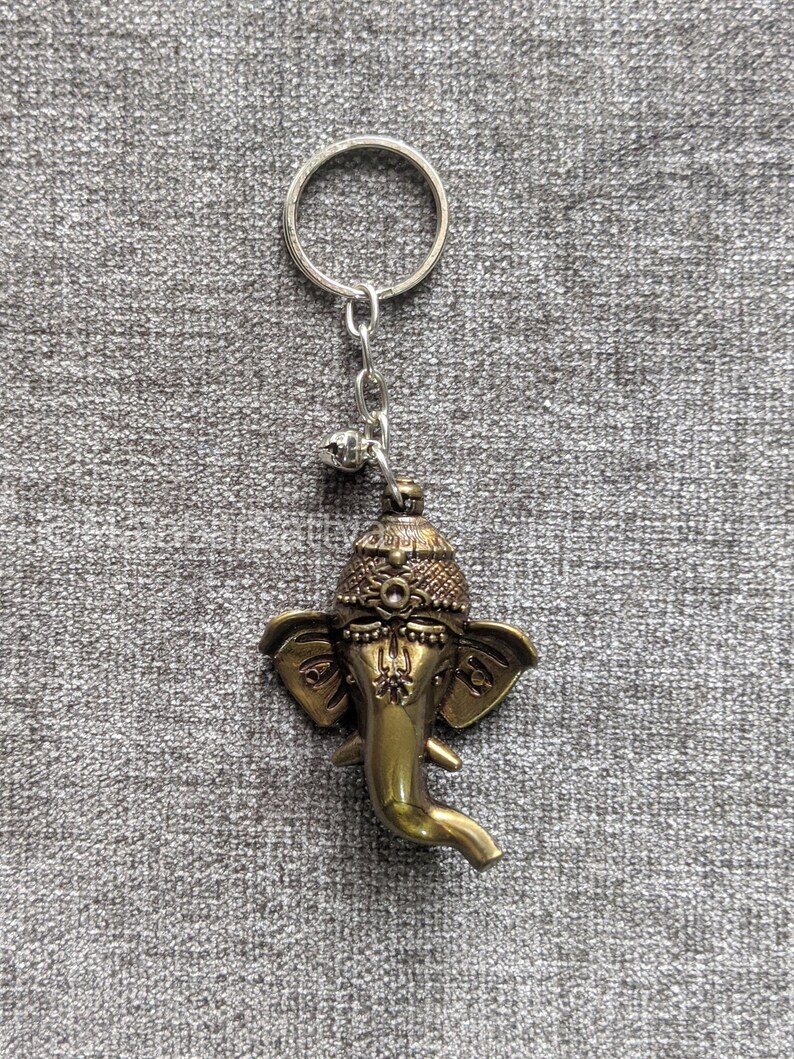 Ganesha Keychain - Ganapati - Lord Ganesh Religious Keychain - Elephant ...