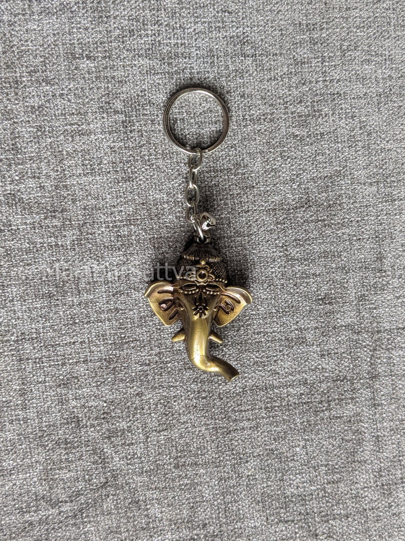 Ganesha Keychain - Ganapati - Lord Ganesh Religious Keychain - Elephant ...