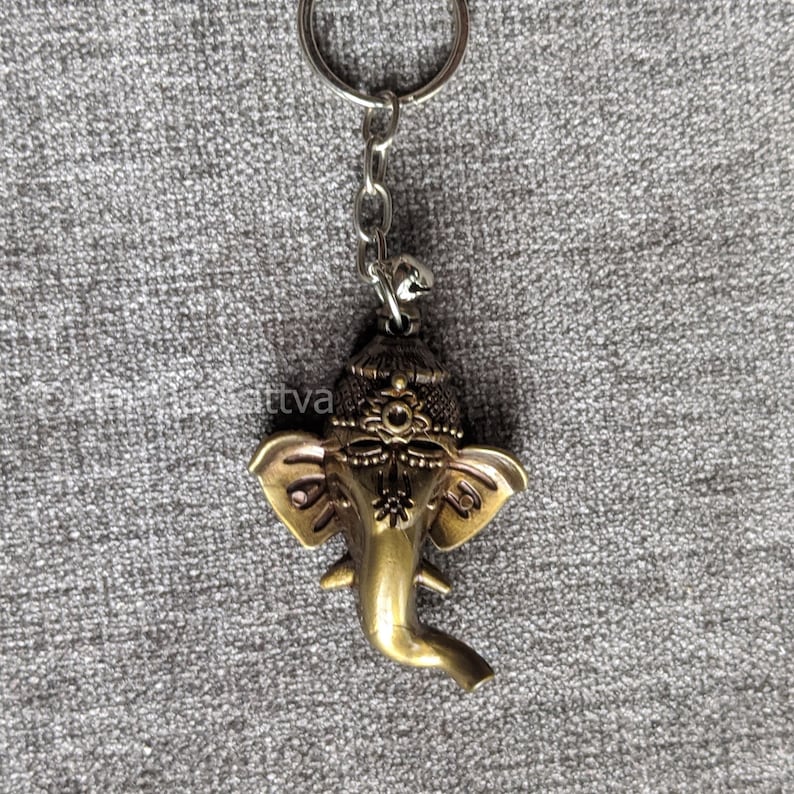 Ganesha Keychain - Ganapati - Lord Ganesh Religious Keychain - Elephant ...