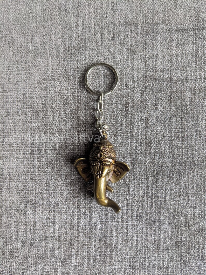 Ganesha Keychain - Ganapati - Lord Ganesh Religious Keychain - Elephant ...