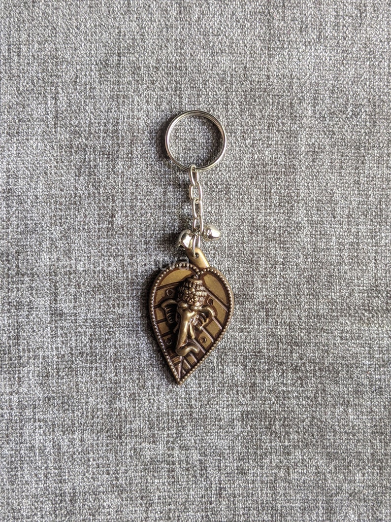 Set of 2 Shri Ganesha Keychain Ganapati Lord Ganesh Religious Keychain ...