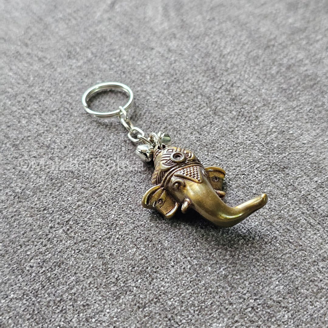 Ganesha Keychain: Lightweight ABS Plastic Hindu God Charm - Etsy