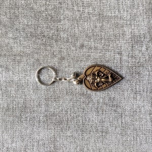 Set of 2 Shri Ganesha Keychain Ganapati Lord Ganesh Religious Keychain ...