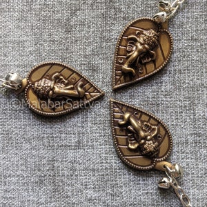Set of 2 Shri Ganesha Keychain Ganapati Lord Ganesh Religious Keychain ...