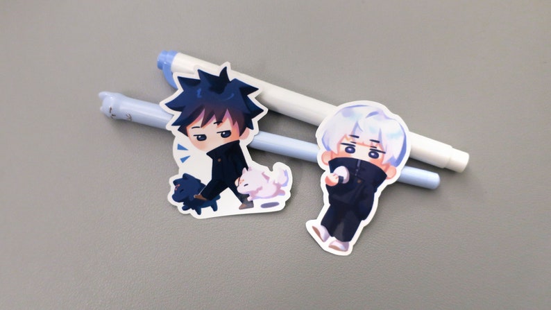 Cute Chibi Anime Boy Stickers / Laminated Weatherproof Matte - Etsy