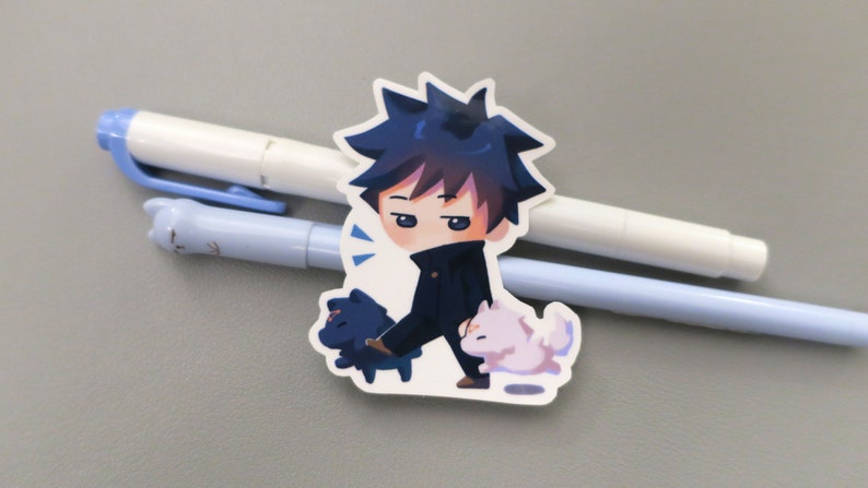 Cute Chibi Anime Boy Stickers / Laminated Weatherproof Matte - Etsy