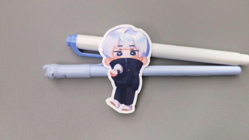 Cute Chibi Anime Boy Stickers / Laminated Weatherproof Matte - Etsy