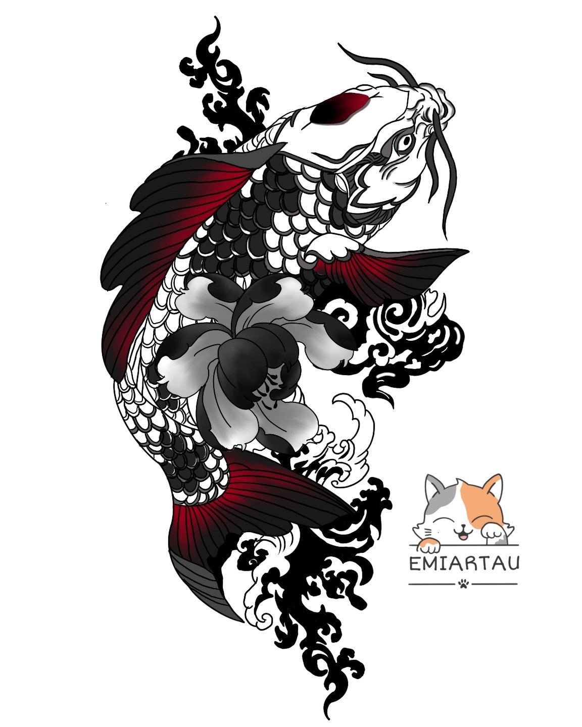 Custom Digital Art Tattoo Design - Etsy