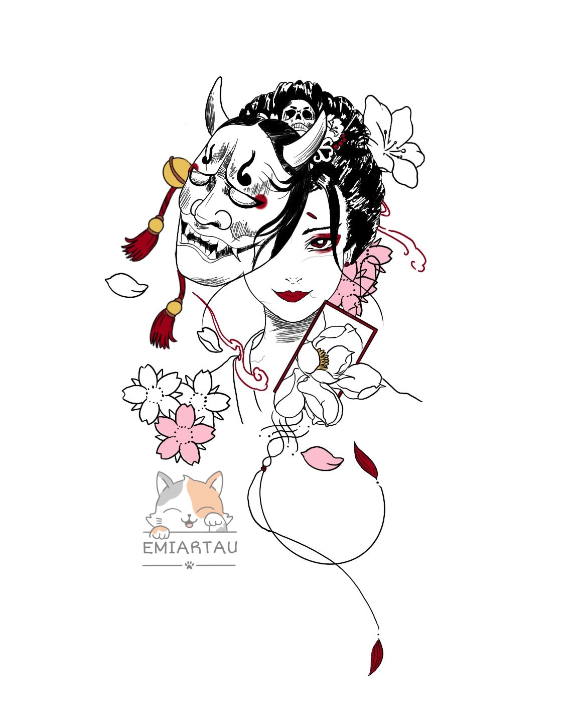 Custom Digital Art Tattoo Design - Etsy