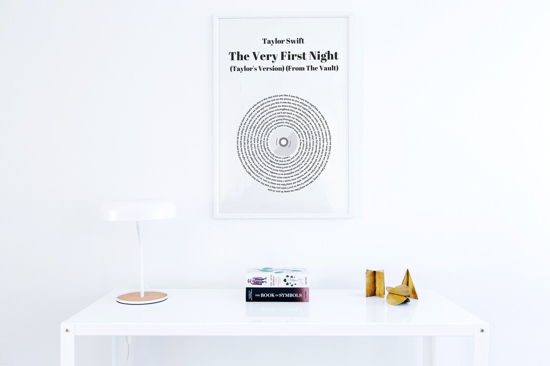 The Very First Night Digital, Taylor's Version, Taylor Swift Wall Art ...