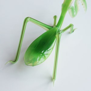 Art Glass Praying Mantis, Glass Sculpture, Hand Blown Glass, Glass ...
