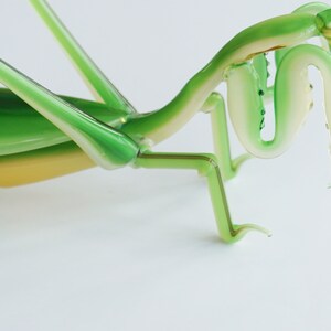 Art Glass Praying Mantis, Glass Sculpture, Hand Blown Glass, Glass ...