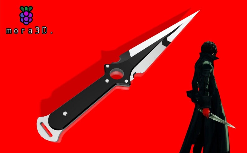 Persona 5 Joker's "silver Knife" - .stl Files for 3D Printing - Digital ...
