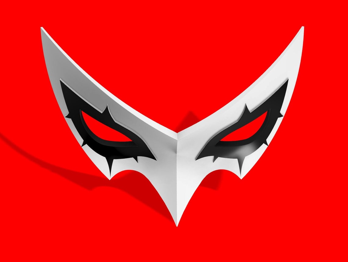 Persona 5 Joker's Mask - .stl Files for 3D Printing - Digital Download ...