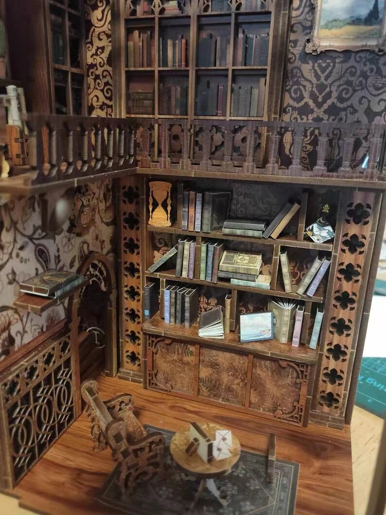 Book Nook Alley DIY Kit Eternal Bookstore Vintage Diorama - Etsy Book Nook Alley DIY Kit Eternal Bookstore Vintage Diorama - Etsy
