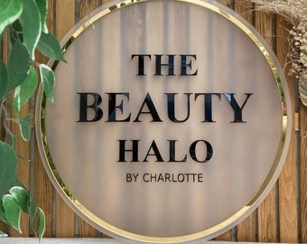 3D Acrylic Logo Sign | Custom Raised Sign for Businesses (55cm) - Etsy UK