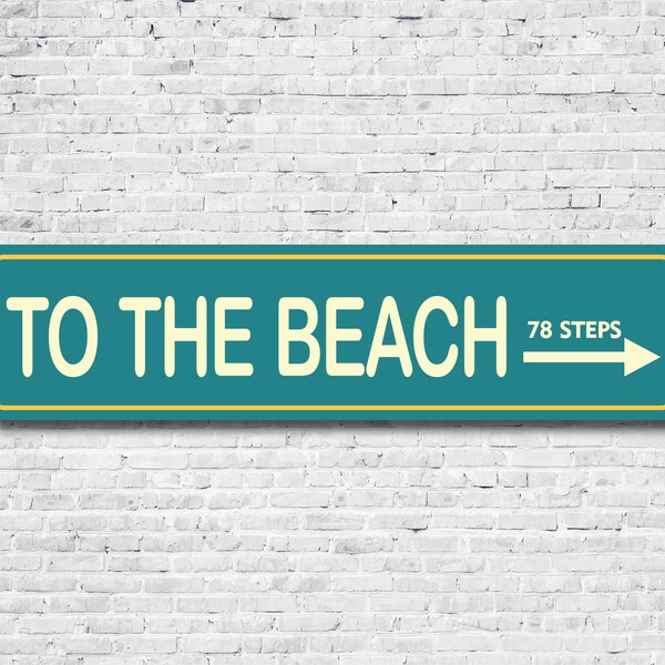 Beach Arrow Sign - Etsy