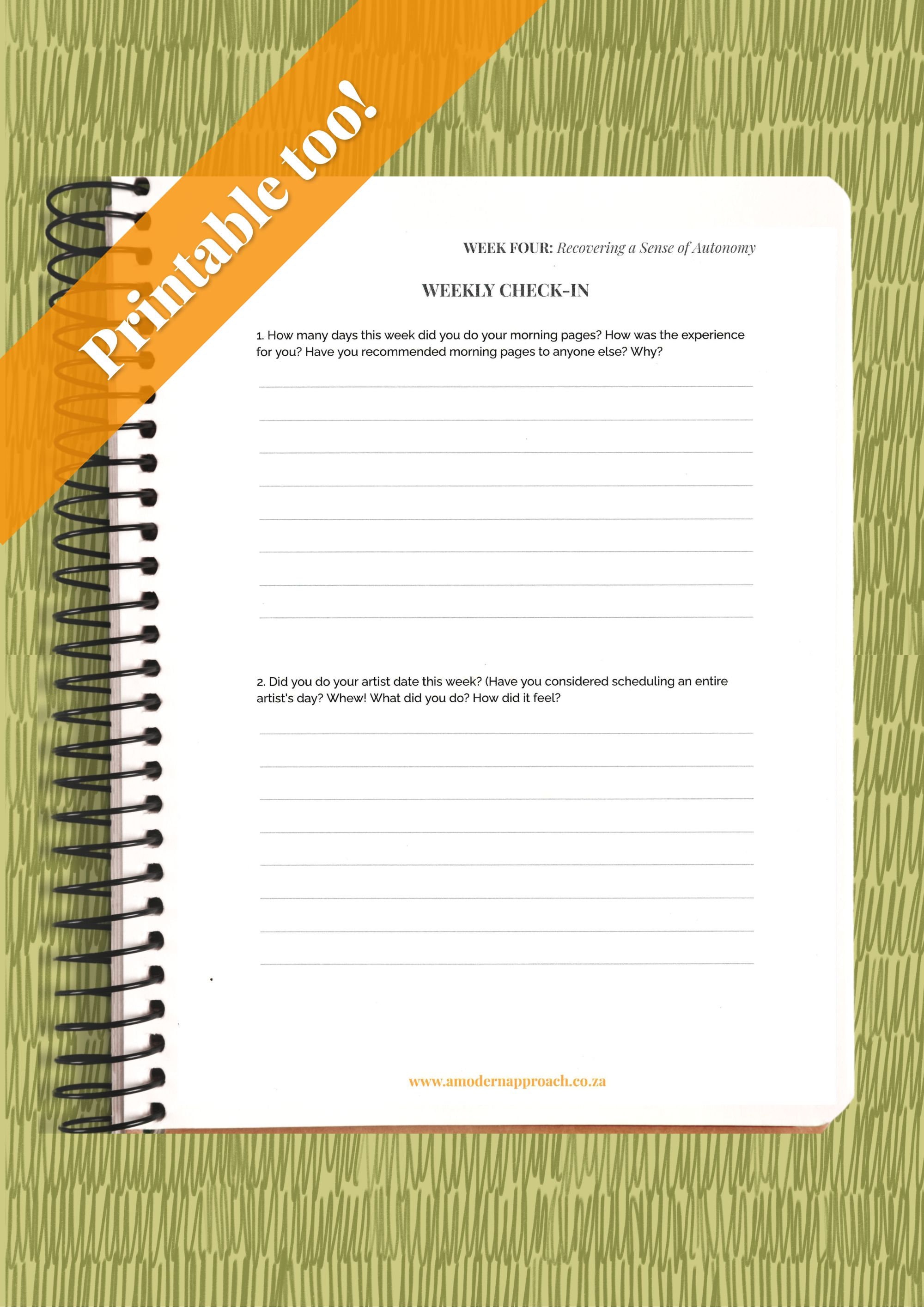 The Artist's Way Companion Workbook - Etsy