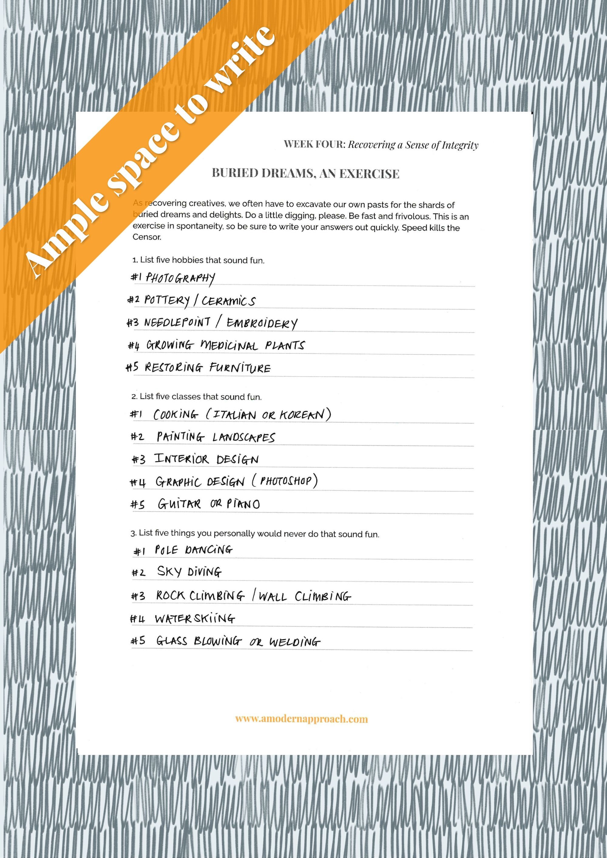 The Artist's Way Companion Workbook - Etsy