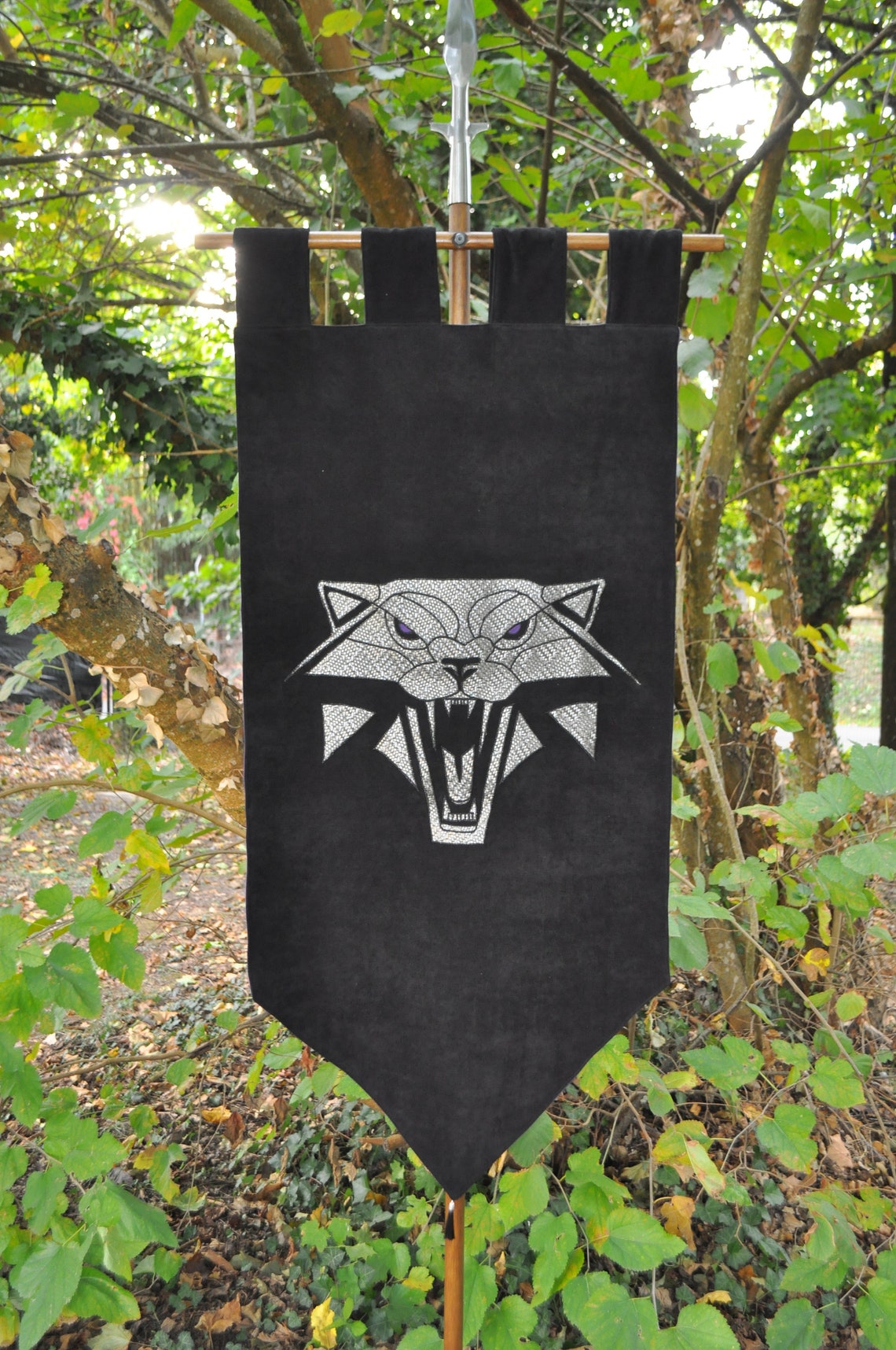 Banner / Banner / Torch / Flag / Flag / the Witcher / Cat School - Etsy