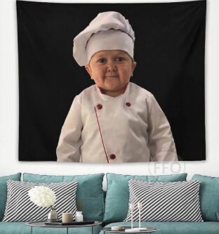 Chef Hasbulla Magomedov Funny Meme Tapestry Cute Kids and - Etsy Hong Kong