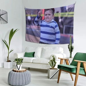 Hasbulla Magomedov Funny Meme Tapestry Cute Kids and Adults Tapestry ...