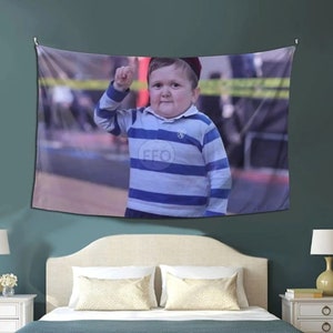 Hasbulla Magomedov Funny Meme Tapestry Cute Kids and Adults Tapestry ...