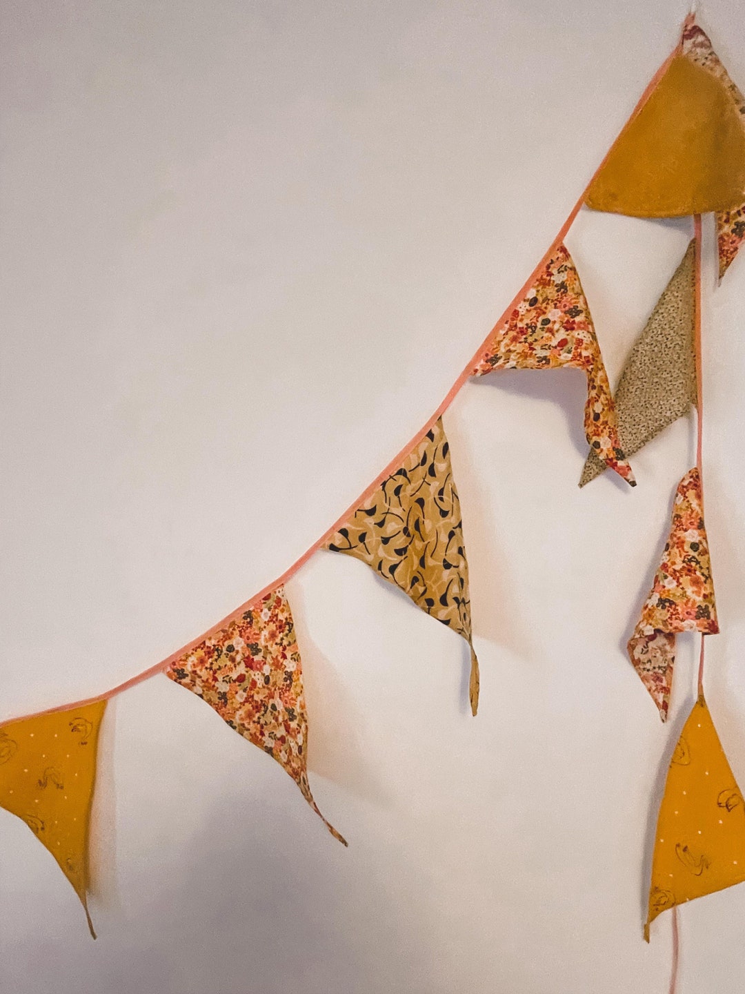 Triangle Pennant Garland - Etsy