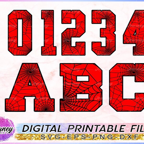 Spiderman Letters - Etsy