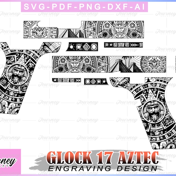 Colt 1911 Svg Aztec - Etsy