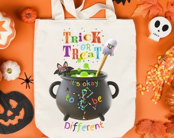 Autism Trick or Treat Bag - Etsy