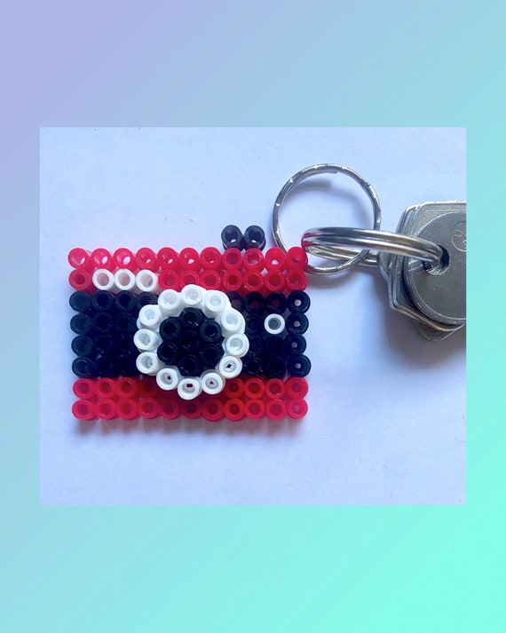 Hama Beads 3D Camera Design Decoration Keyring Magnet - Etsy