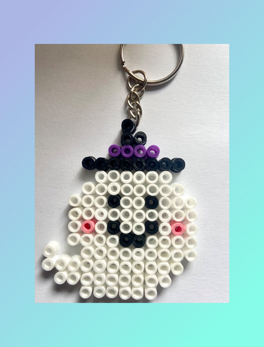 Hama Beads Ghost Halloween Design Decoration Magnet Pin - Etsy UK