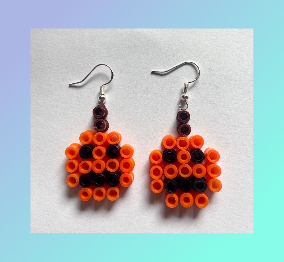 Hama Beads Pumpkin Halloween Design Decoration Magnet - Etsy UK
