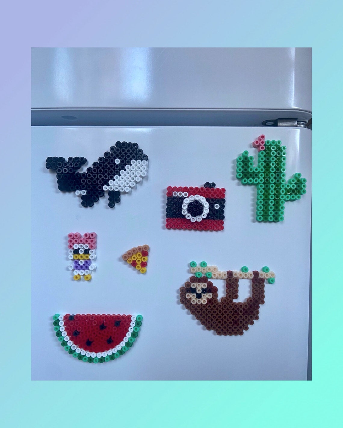 Hama Beads, Design, Sloth, Decoration, Pin Badge, Magnet, Keyring ...