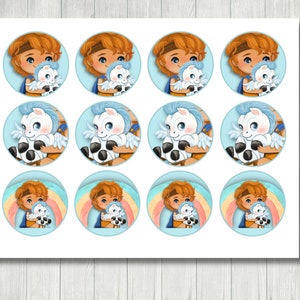 Hercules Baby Shower Tags and Toppers: Superhero Party Decor (digital ...