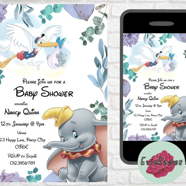 Dumbo Baby Shower - Etsy