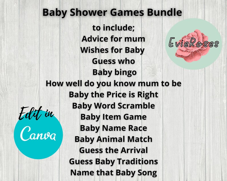 Penguin Baby Shower Games Bundle: Printable Activities (digital ...
