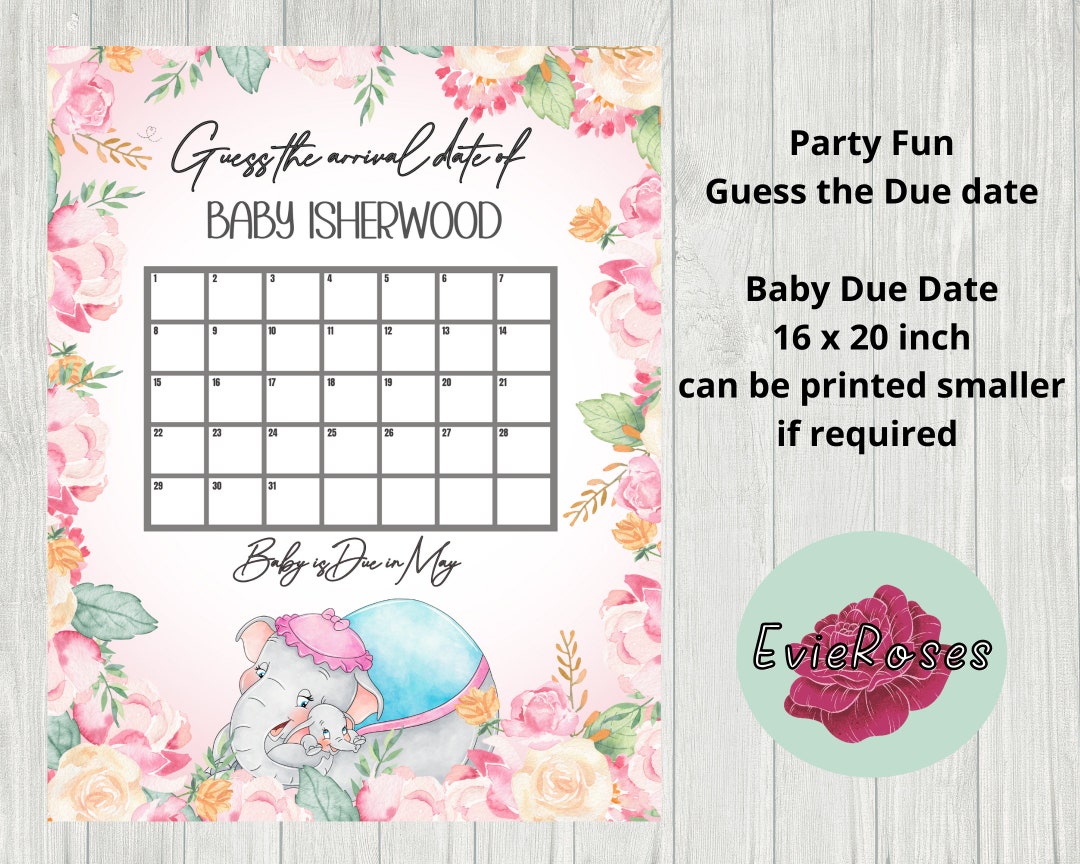 Dumbo Baby Shower Games, Pink Party Activities, Girls Baby Shower Games ...